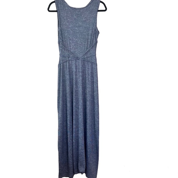 Max Studio | Dresses | Max Studio Maxi Dress Blue And White Marled Size ...